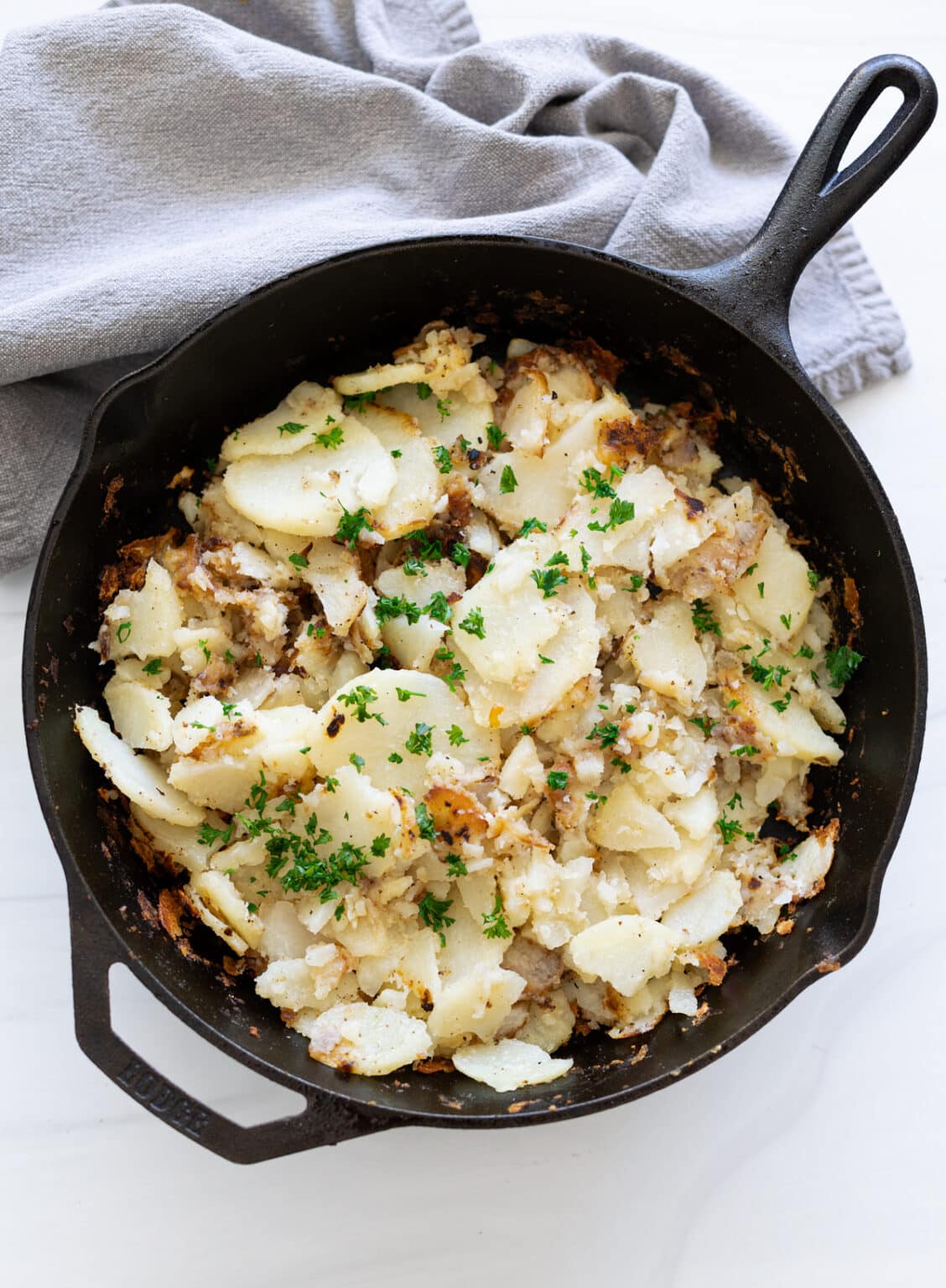 Skillet Fried Potatoes - Recipes With Taste